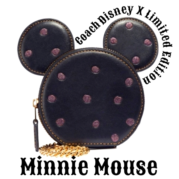 Coach | Bags | Coach Limited Edition Disney X Minnie Mouse Coin Purse ...